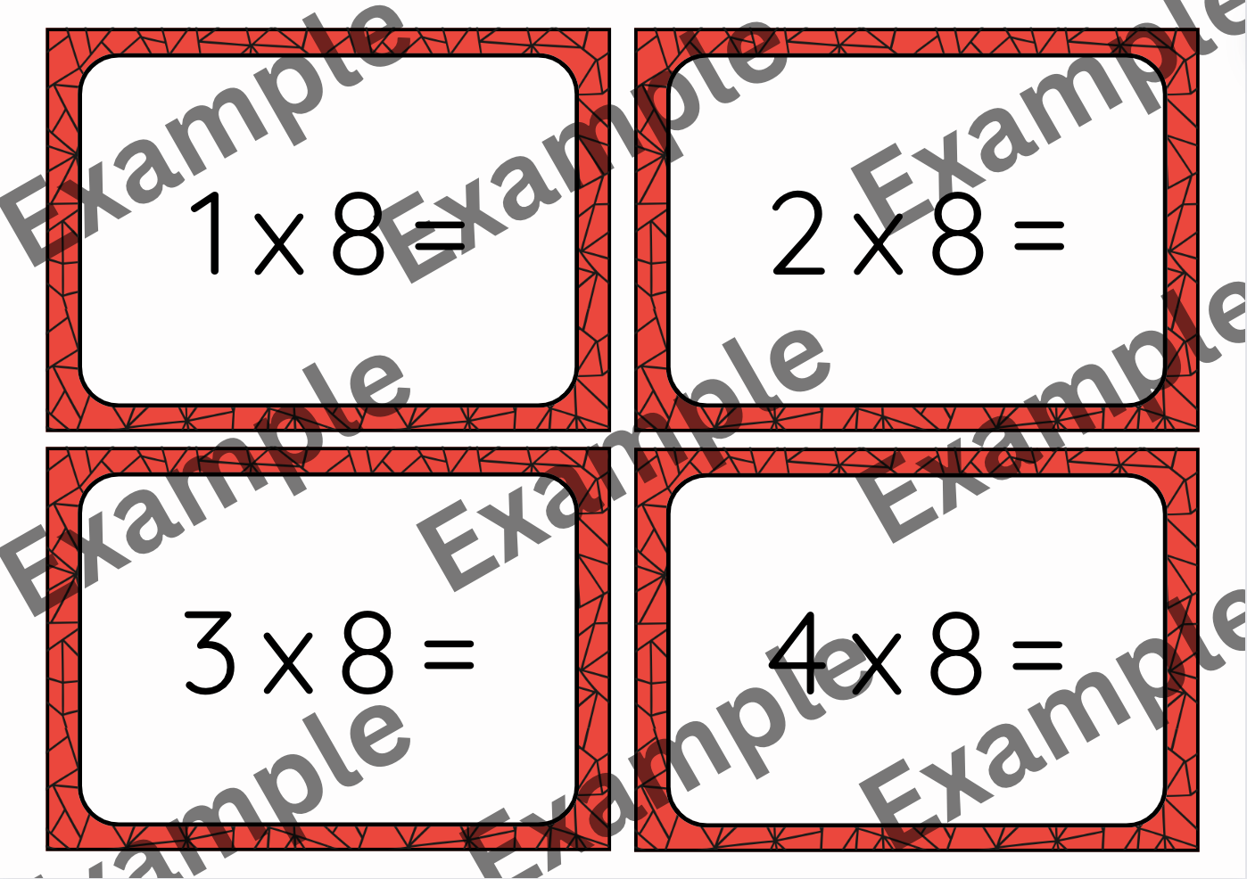 Times Table Flashcards – Klashulp.co.za